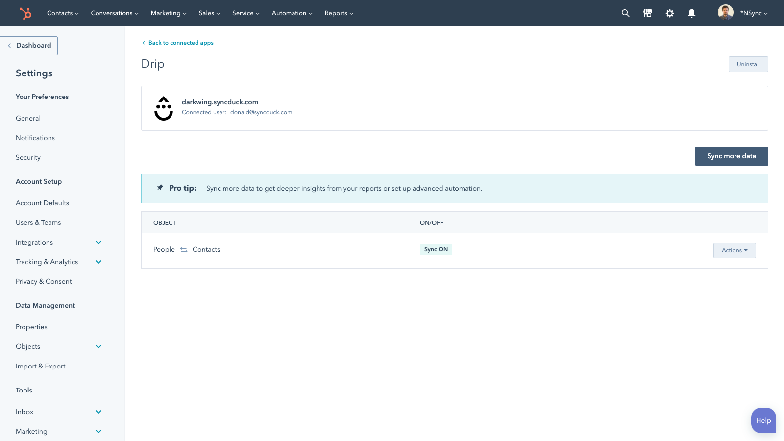 Drip HubSpot Integration | Connect Them Today
